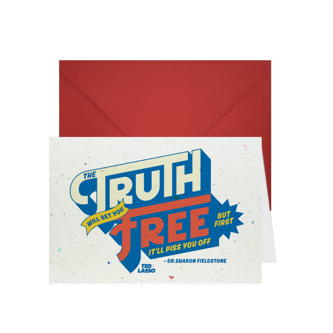 Ted Lasso The Truth Will Set You Free Greeting Card – TED LASSO STORE ...