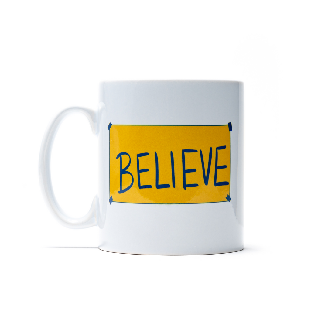 Ted Lasso Mug Believe Sign – TED LASSO STORE RICHMOND